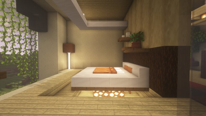 Sandstone House | 3 floors + interiors Minecraft Map