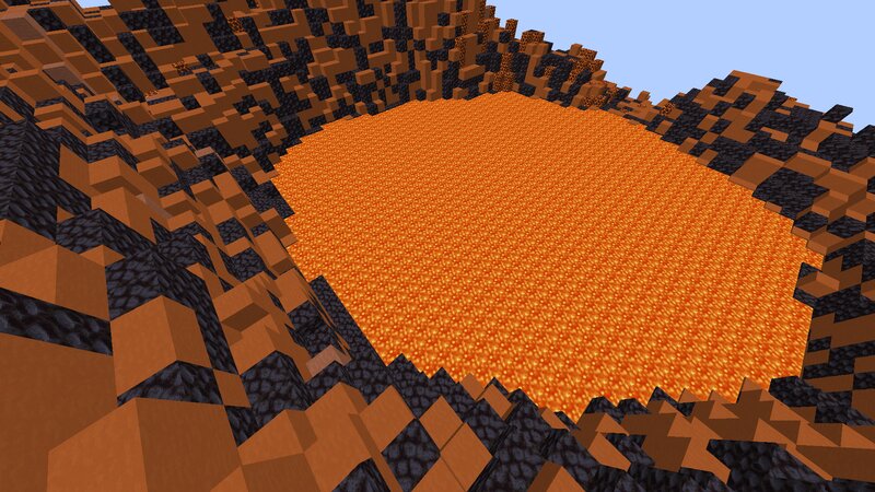 Lava Lakes Minecraft Map