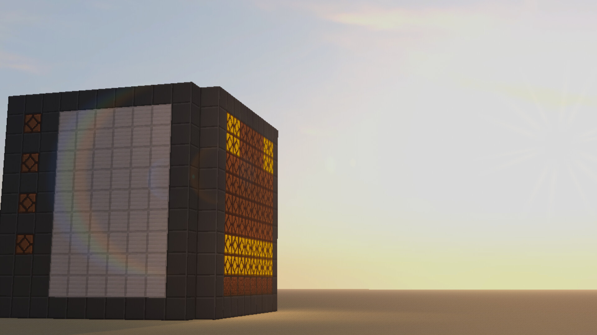 Redstone Display Screen Simple 4x4 Or 8x8 Or 64P Minecraft Map