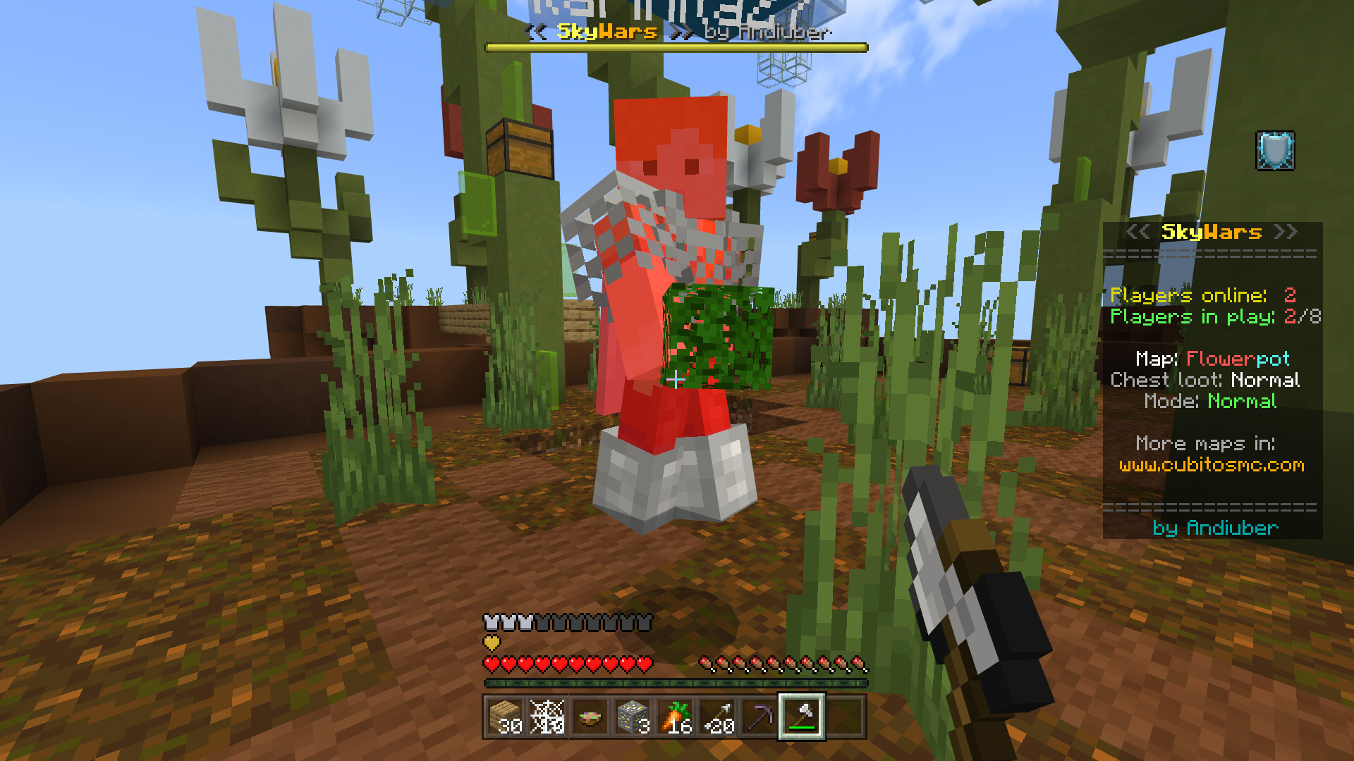 SkyWars (10 Maps) (MAP MINECRAFT BEDROCK) Minecraft Map