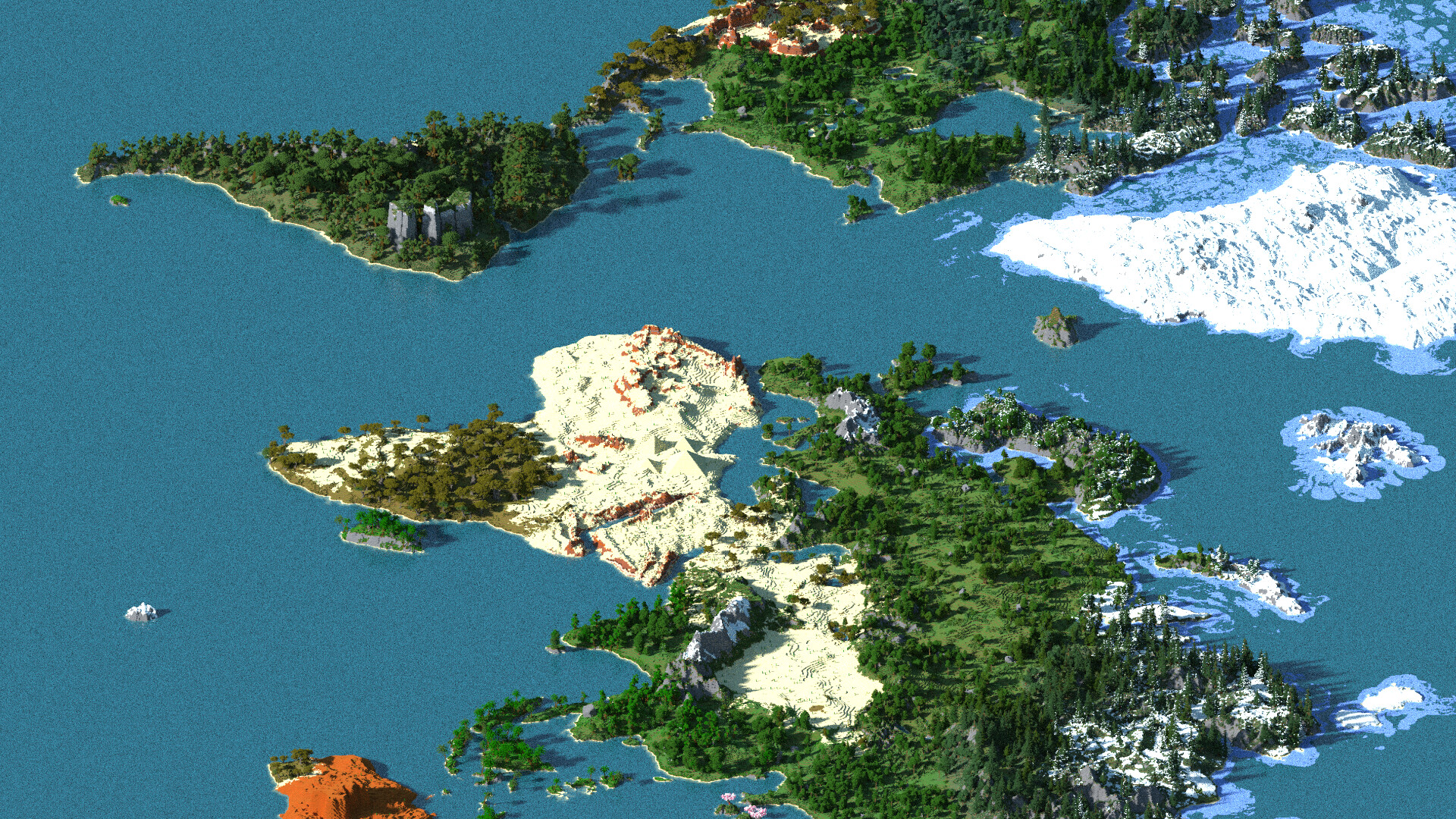 Mini earth map 3000x2000 Minecraft Map