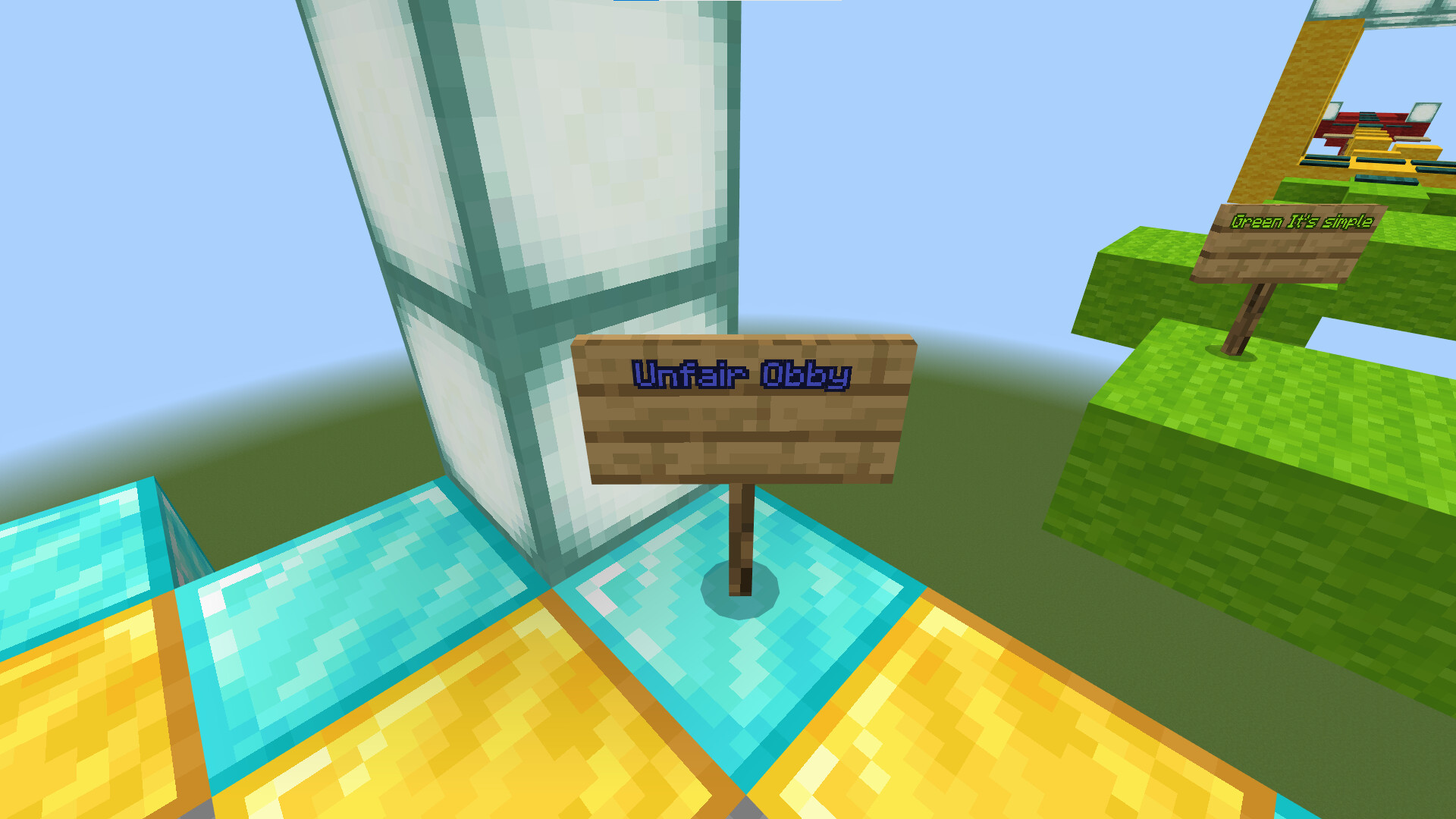 Unfair Obby Minecraft Map