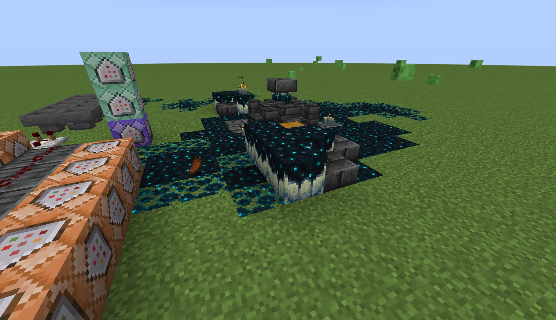 Warden Turret command block map! Minecraft Map