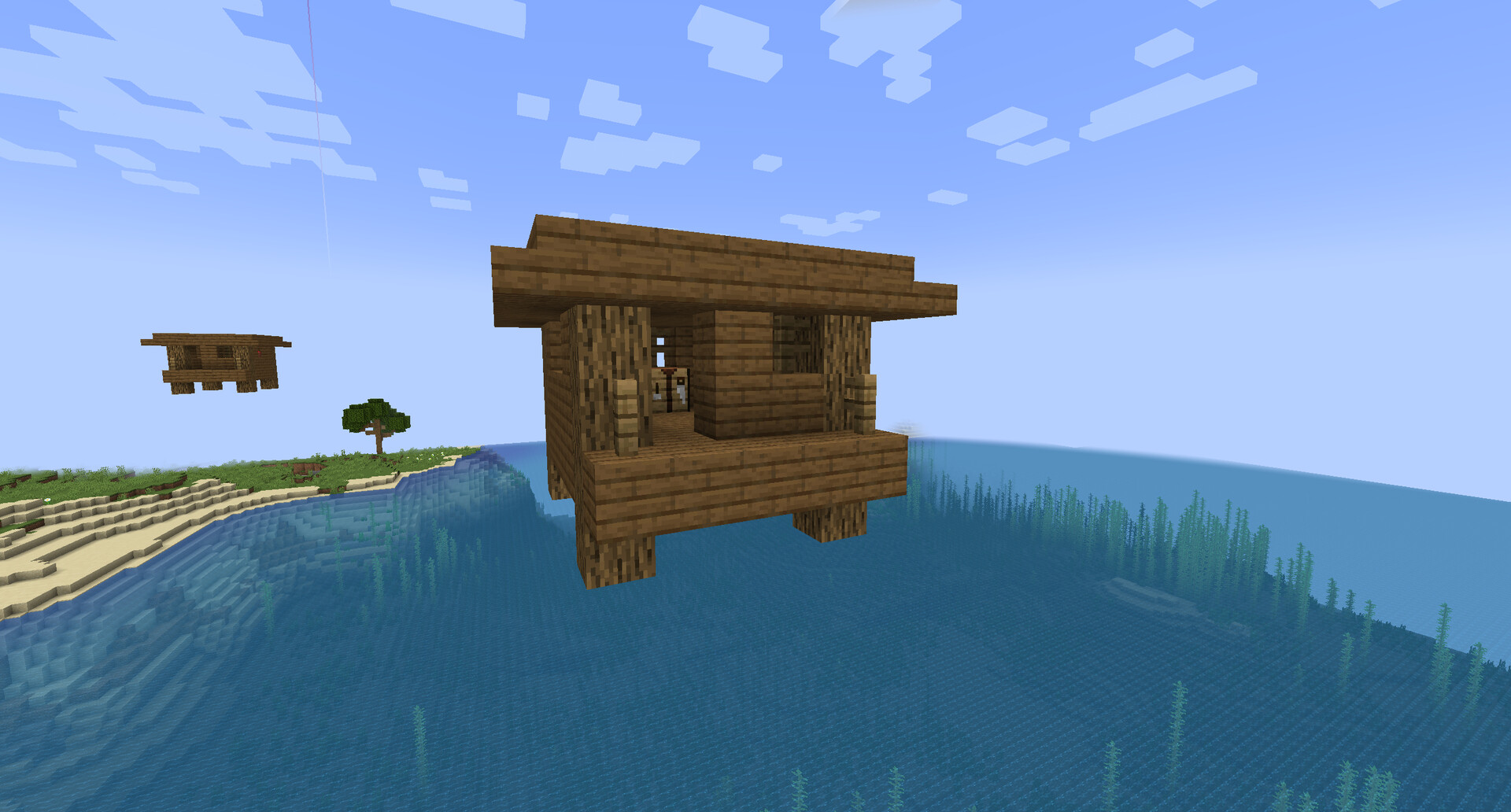 Natural Swamp Hut / Witch Hut Schematic Minecraft Map