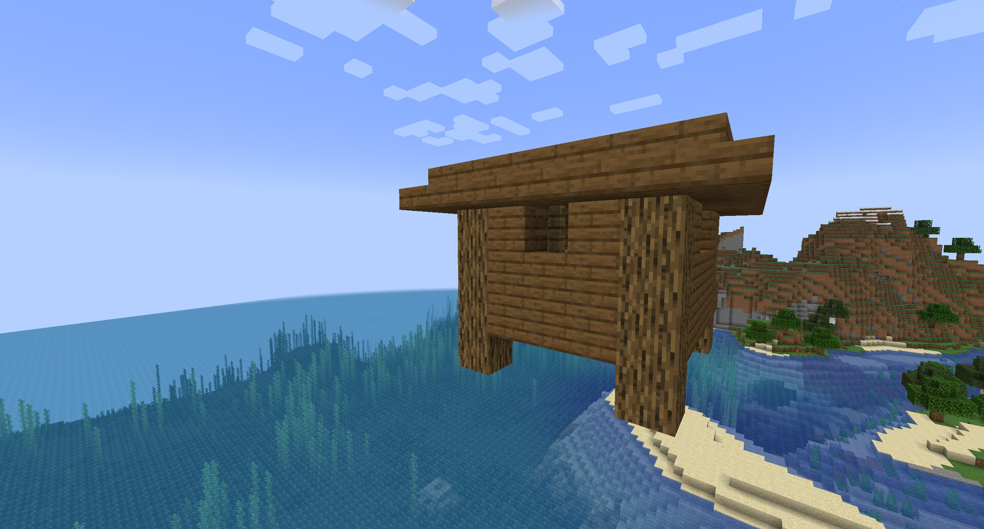 Natural Swamp Hut Witch Hut Schematic Minecraft Map
