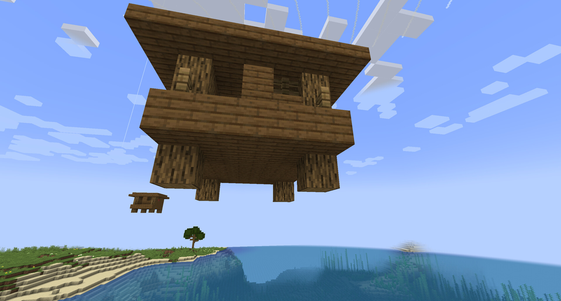 Natural Swamp Hut / Witch Hut Schematic Minecraft Map