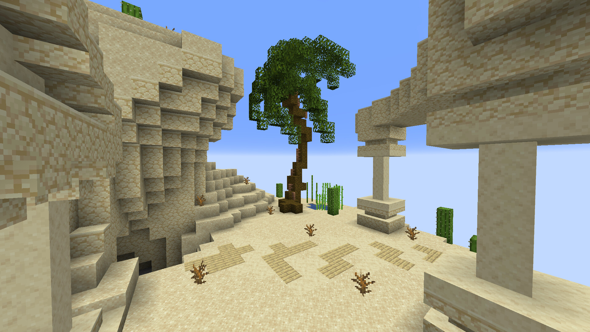 ⭐Desert Themed Skyblock Island⭐ Minecraft Map