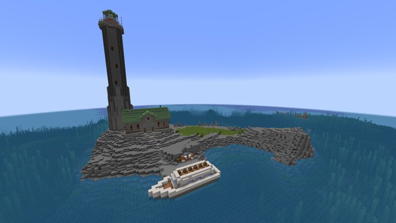 Lighthouse island Minecraft Map