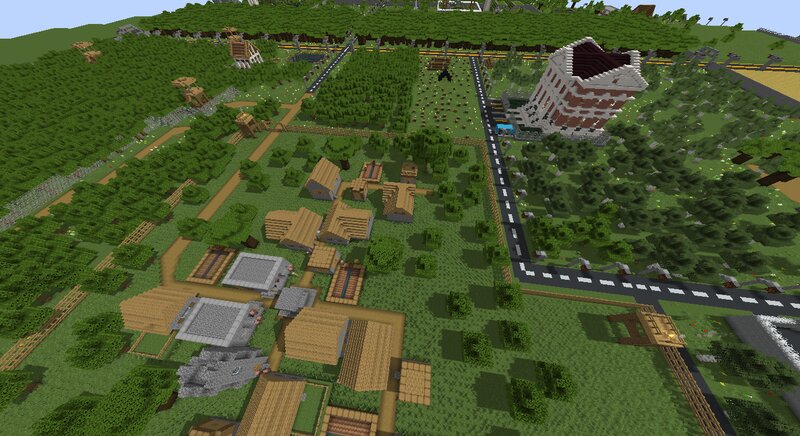 The Golden Town! Minecraft Map