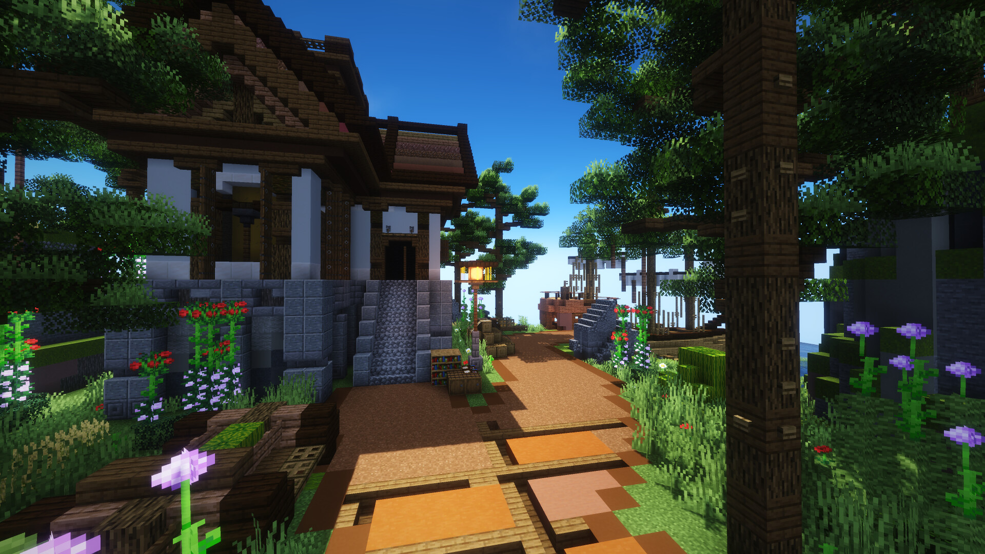 Green Nature Spawn Minecraft Map