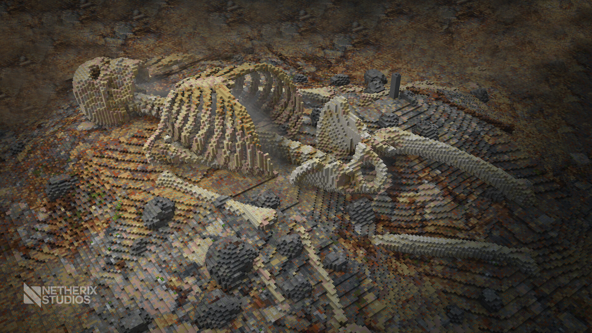 💀 Skull remains | Free Download by NetherixStudios 💀 Minecraft Map