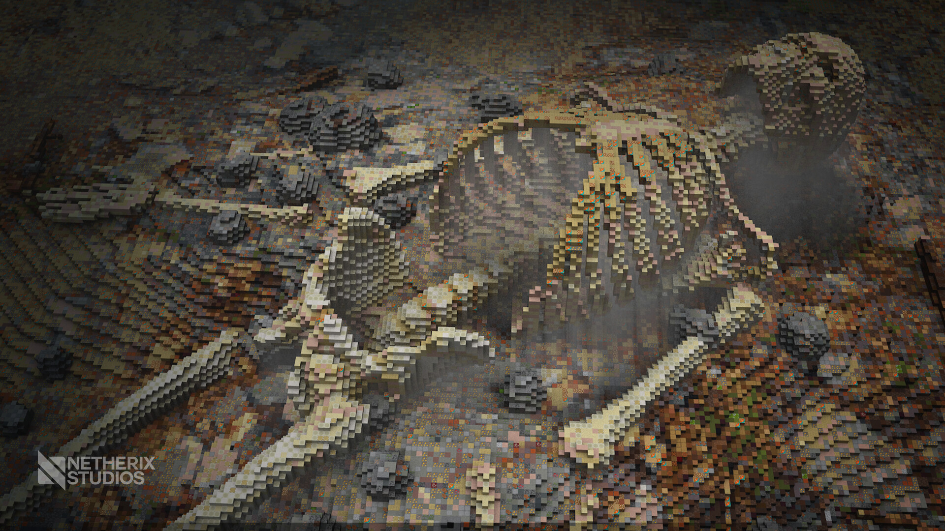 💀 Skull remains | Free Download by NetherixStudios 💀 Minecraft Map