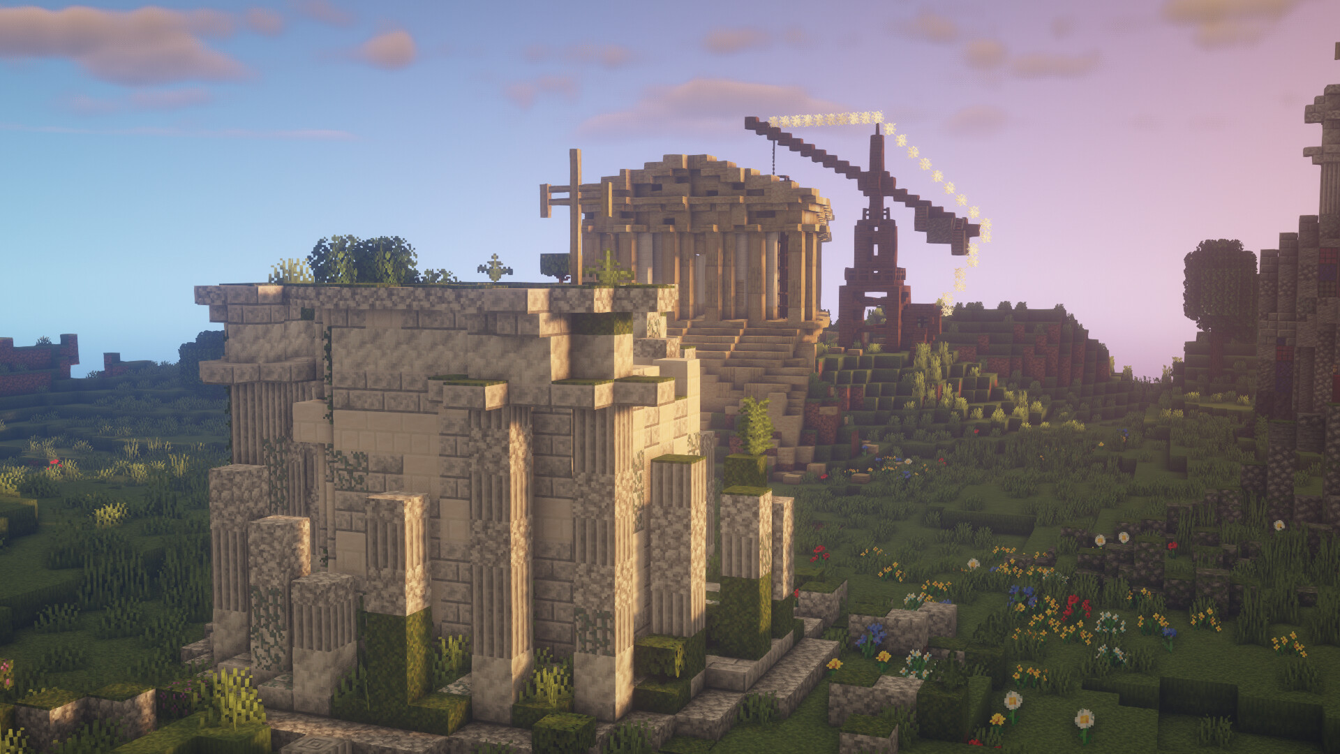 Other ancient ruins. Minecraft Map
