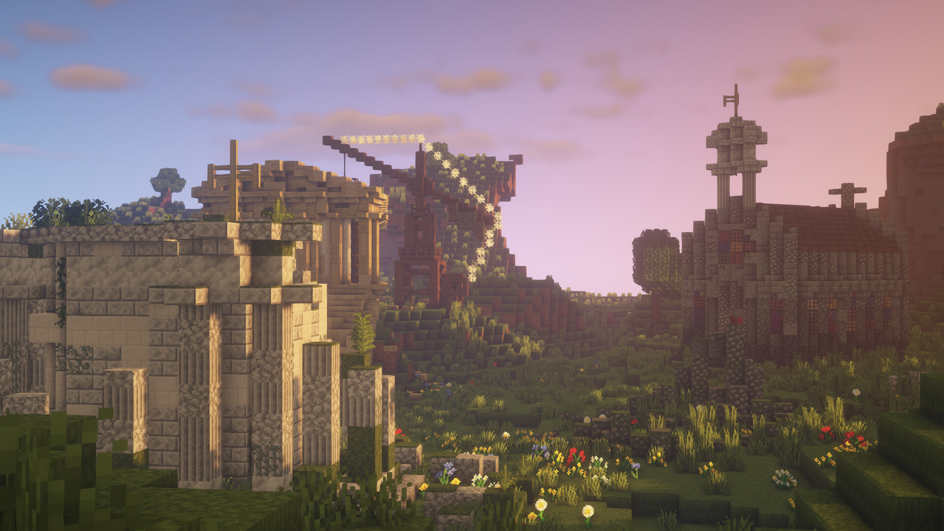 Other ancient ruins. Minecraft Map