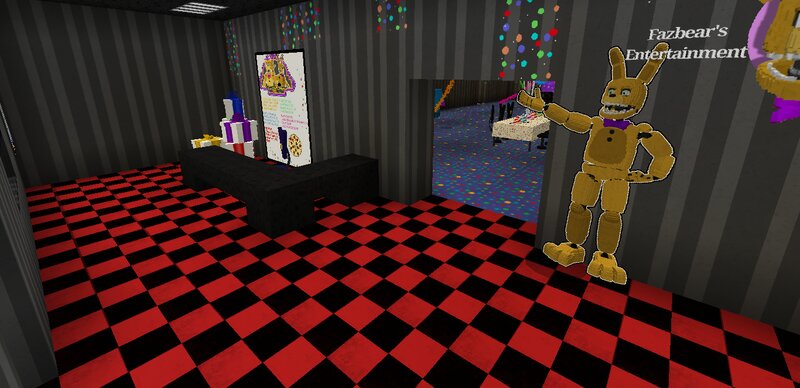 FredBear's Family Diner Re-Creation [Bedrock] Minecraft Map