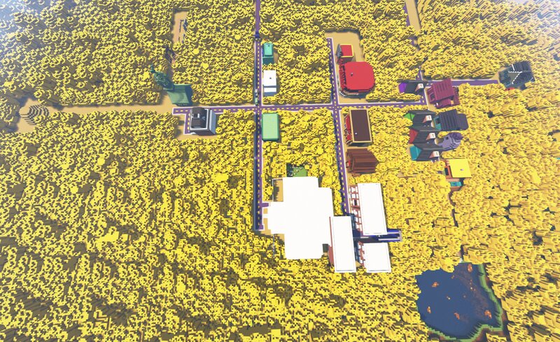 DELTACRAFT Deltarune Hometown Recreation Minecraft Map