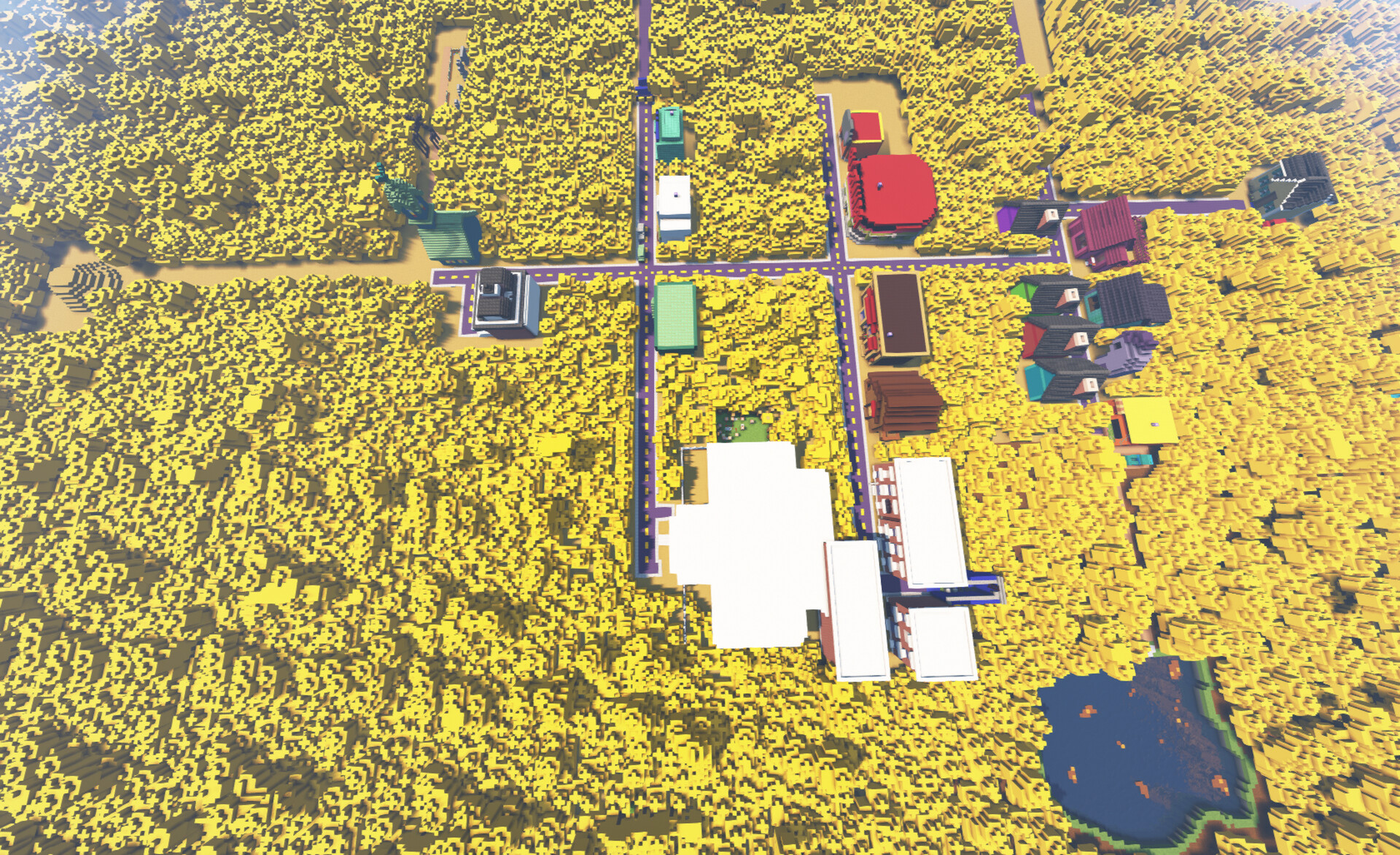 DELTACRAFT Deltarune Hometown Recreation Minecraft Map