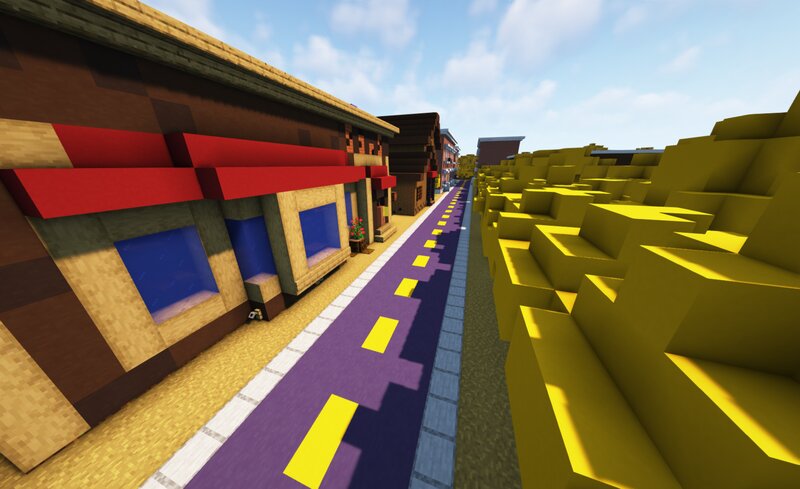 DELTACRAFT Deltarune Hometown Recreation Minecraft Map