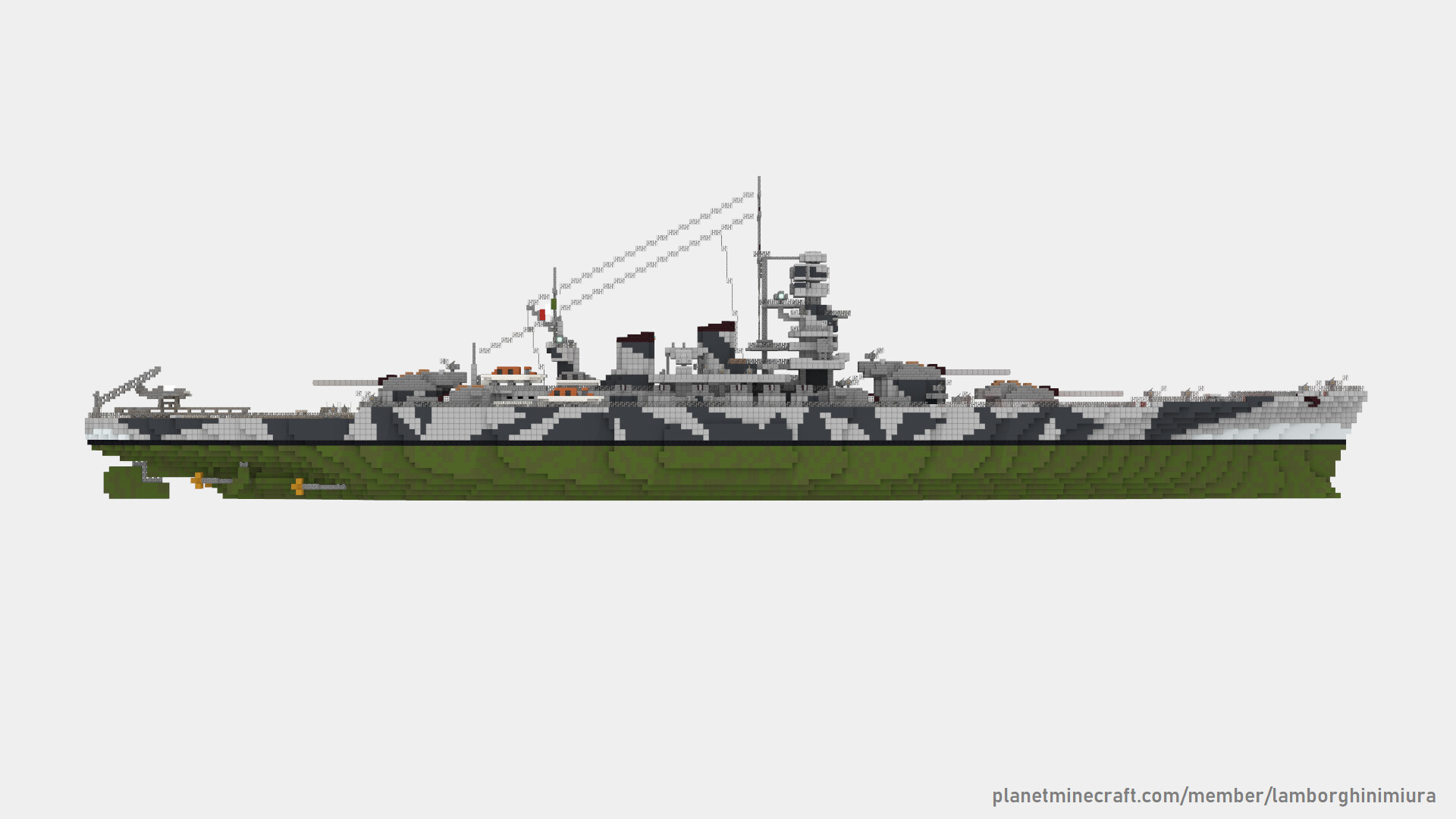 Battleship RN Roma - 1943 Minecraft Map