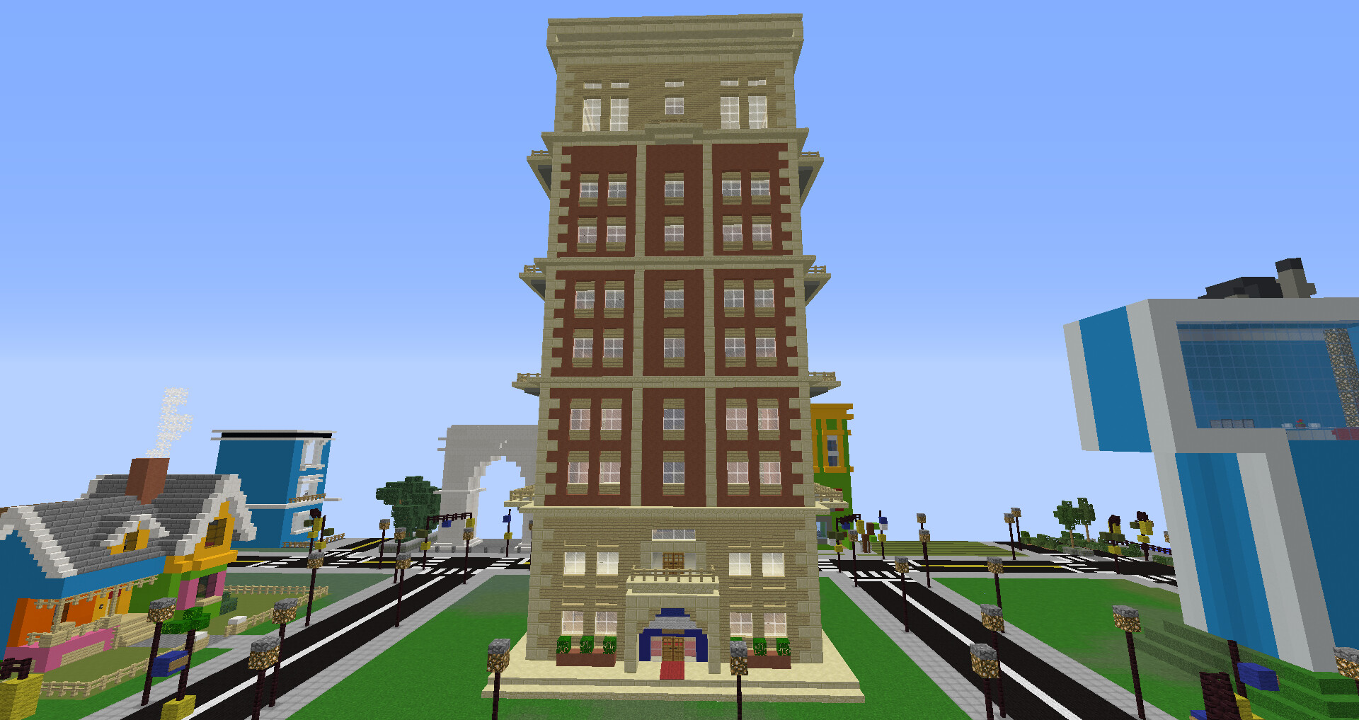 Cartoon Street Minecraft Map