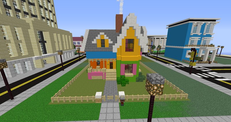 Cartoon Street Minecraft Map
