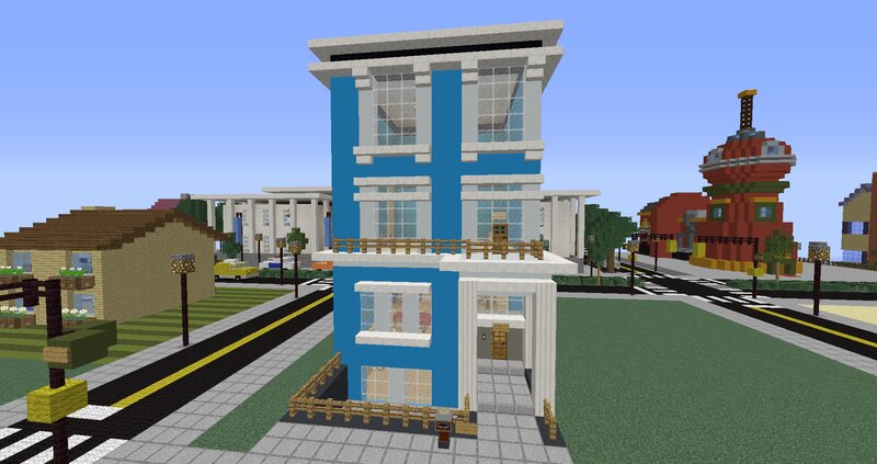 Cartoon Street Minecraft Map