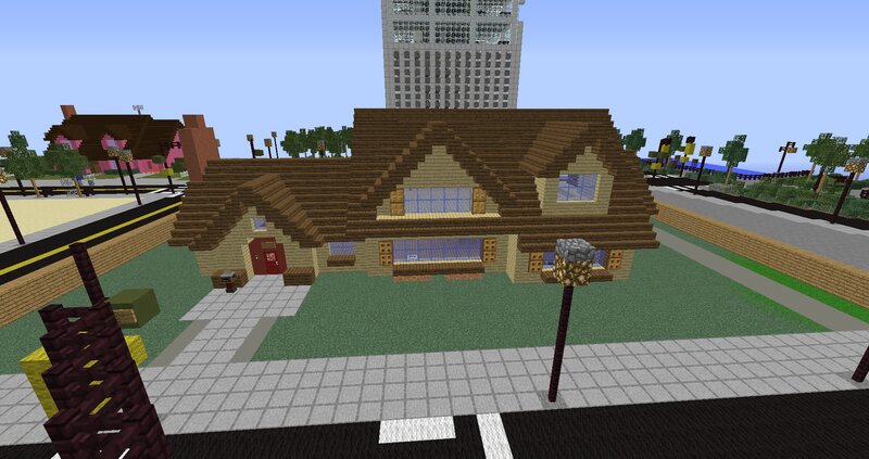 Cartoon Street Minecraft Map