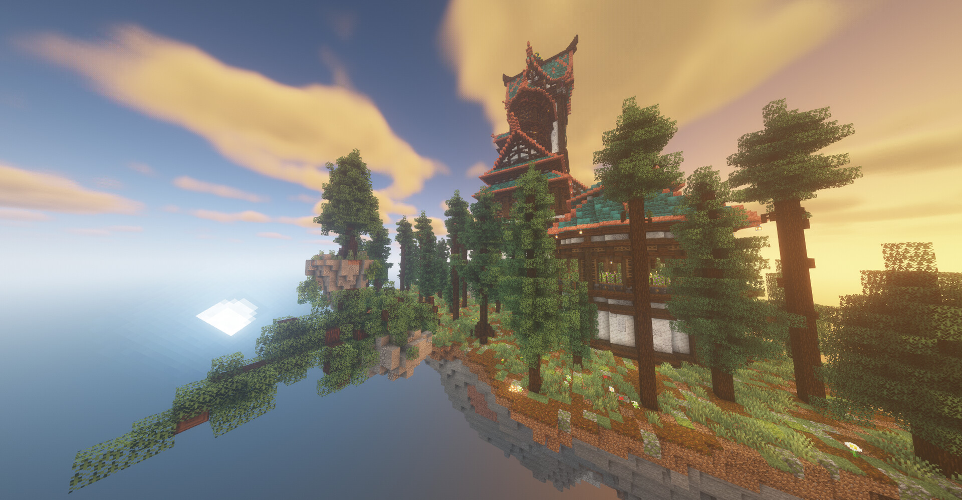 Oriental Sky Palace Minecraft Map