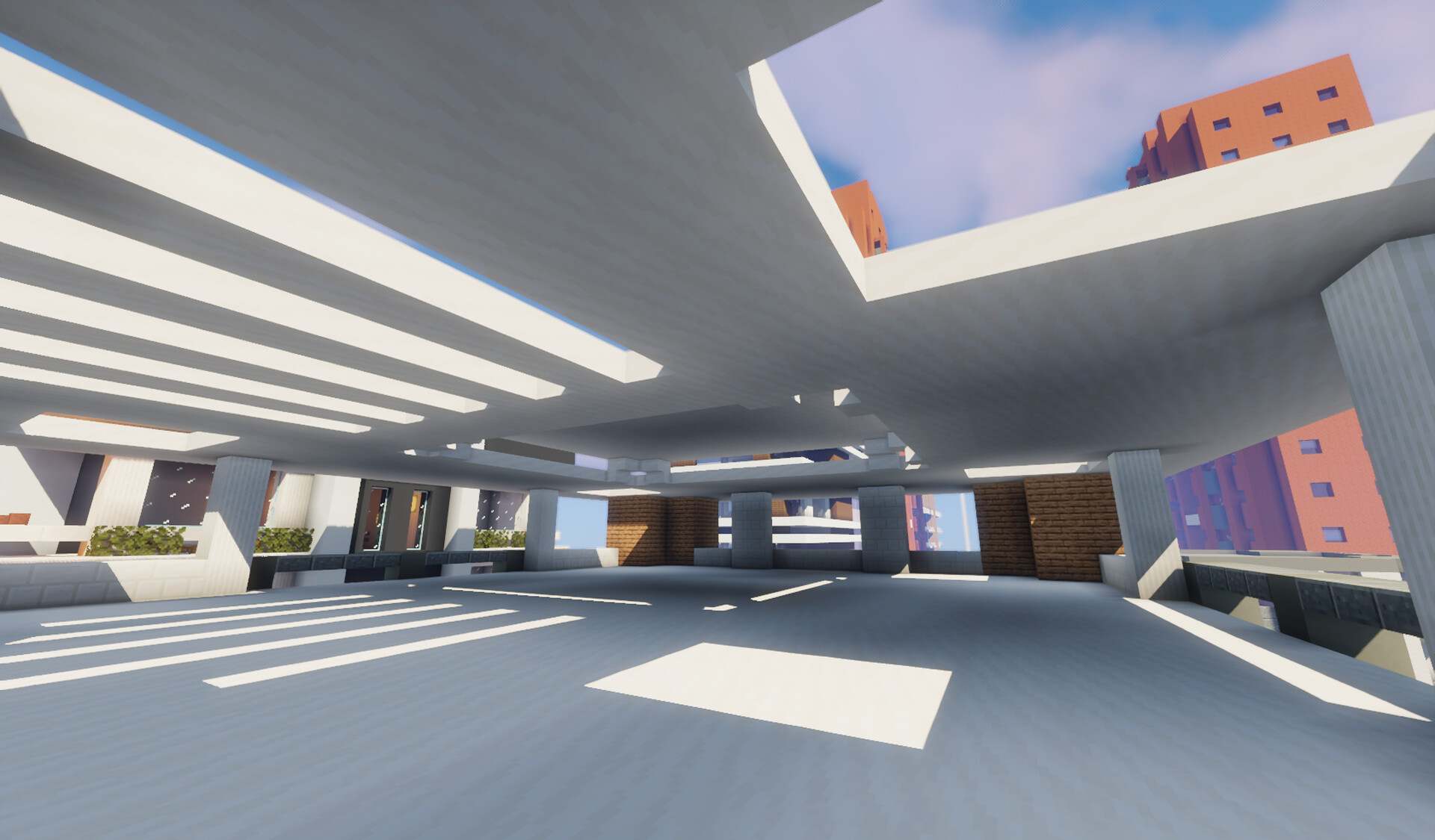 Modern residential building Minecraft Map