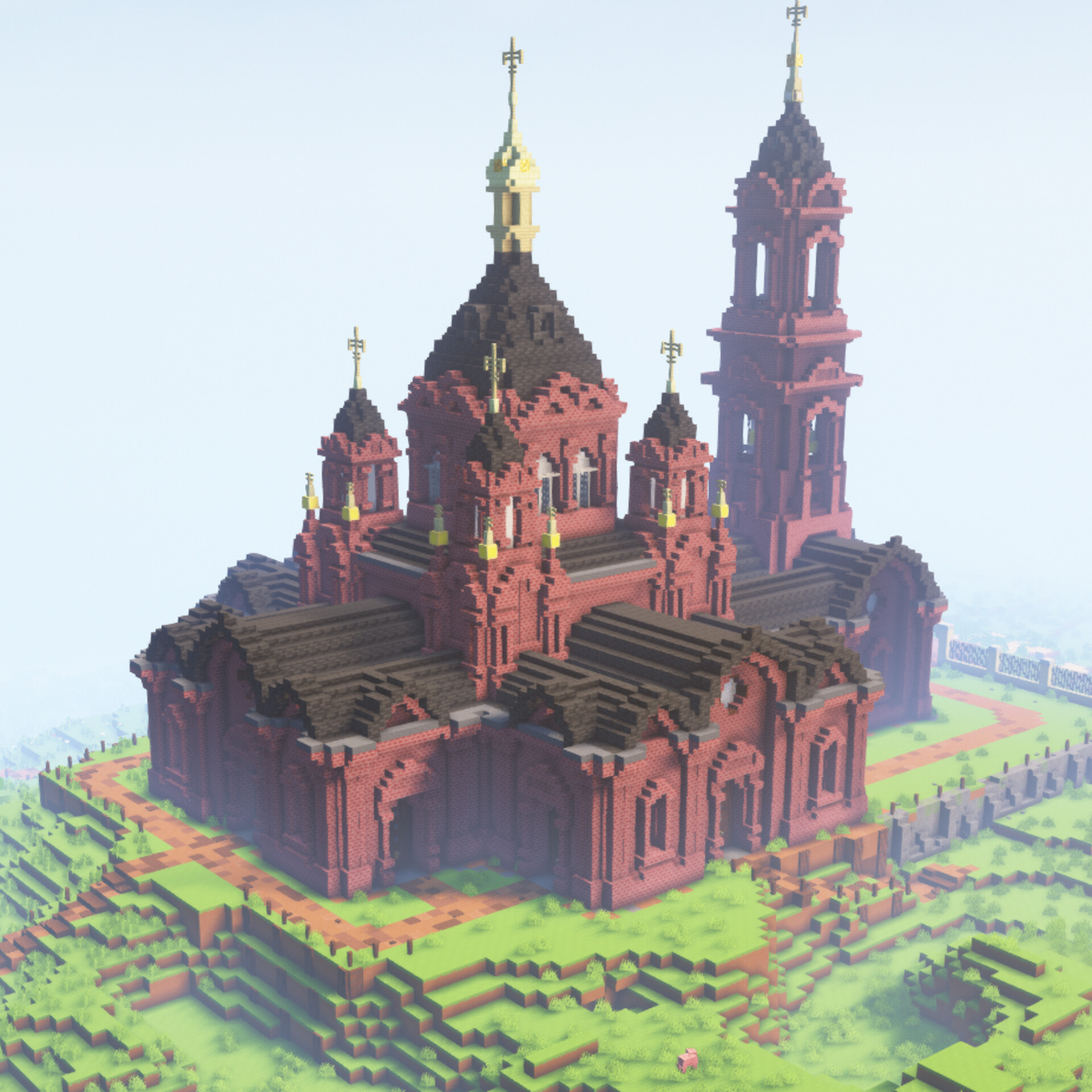 Red Cathedral | Красный Собор Minecraft Map