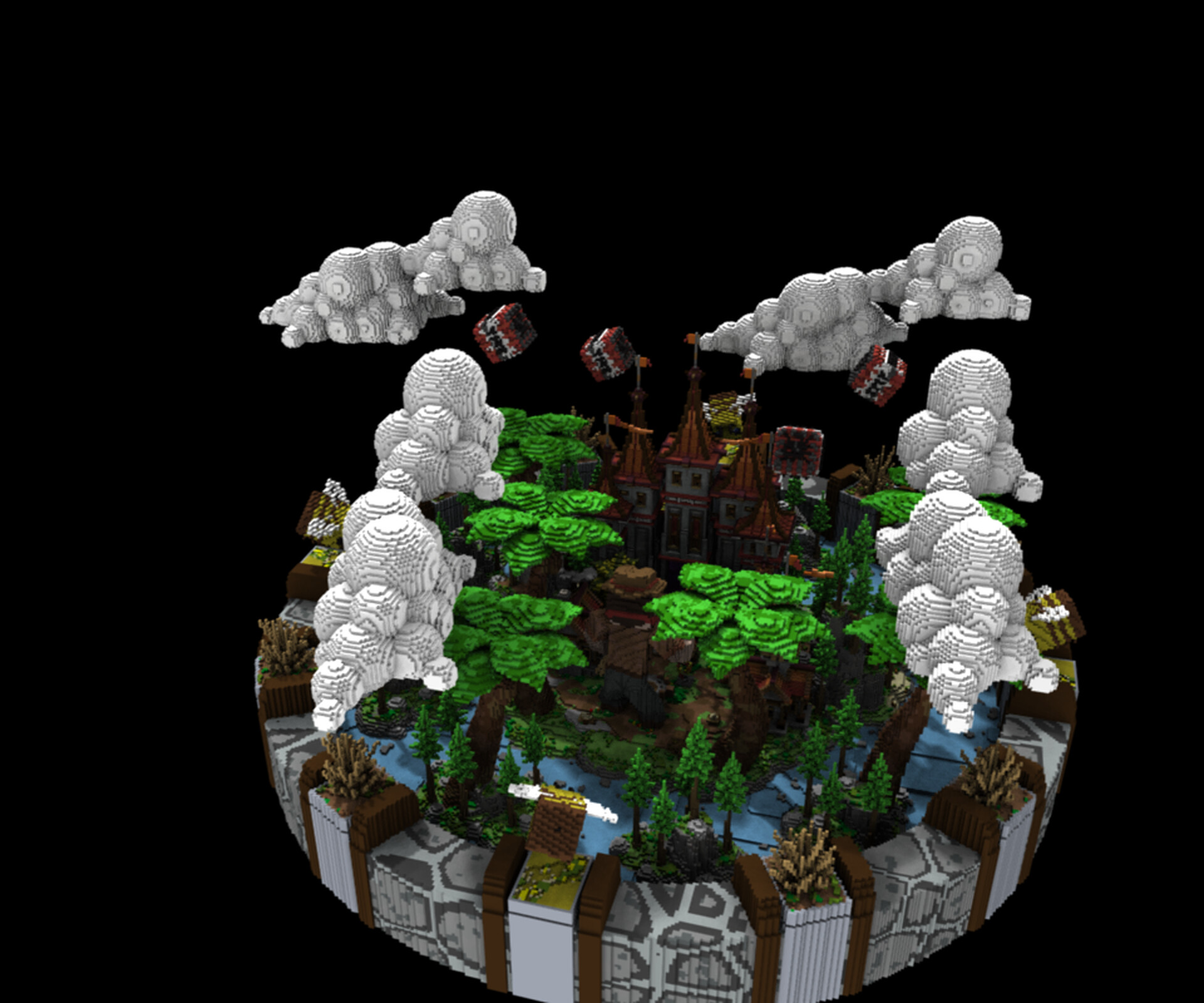 [EXCLUSIVE] LOBBY BANDIT CASTLE Minecraft Map