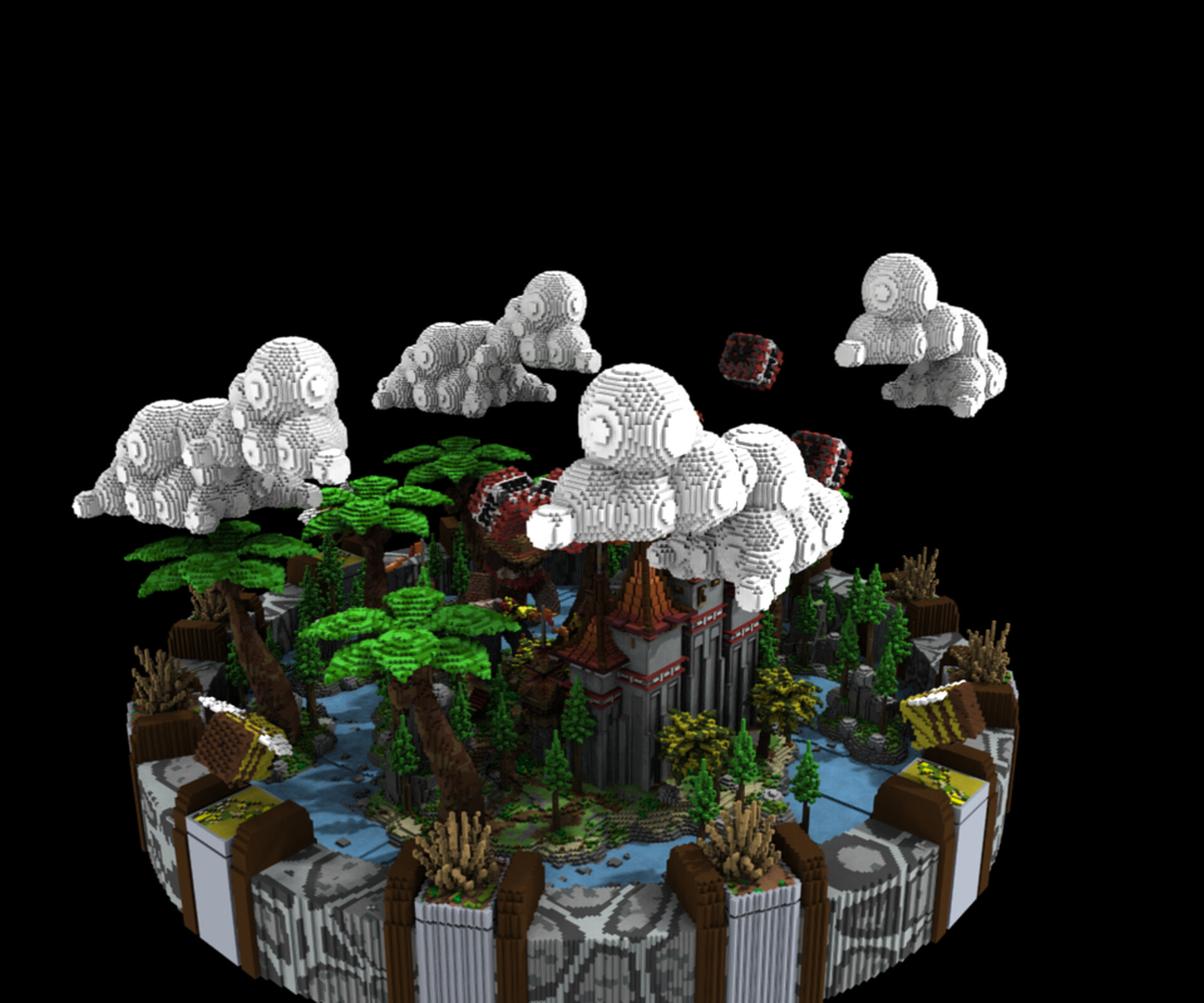 [EXCLUSIVE] LOBBY BANDIT CASTLE Minecraft Map