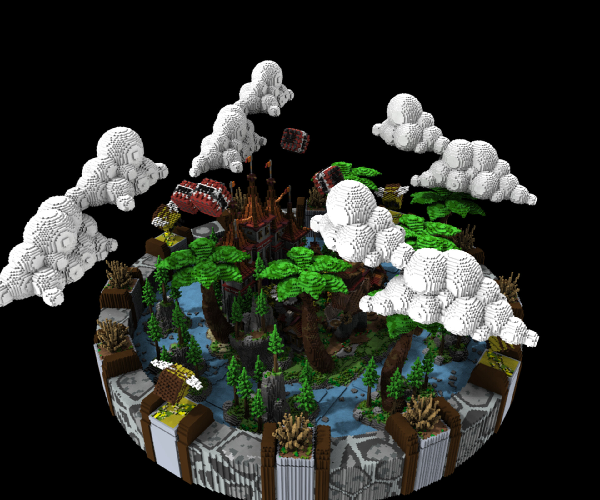 [EXCLUSIVE] LOBBY BANDIT CASTLE Minecraft Map