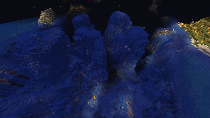 Massive crater Minecraft Map