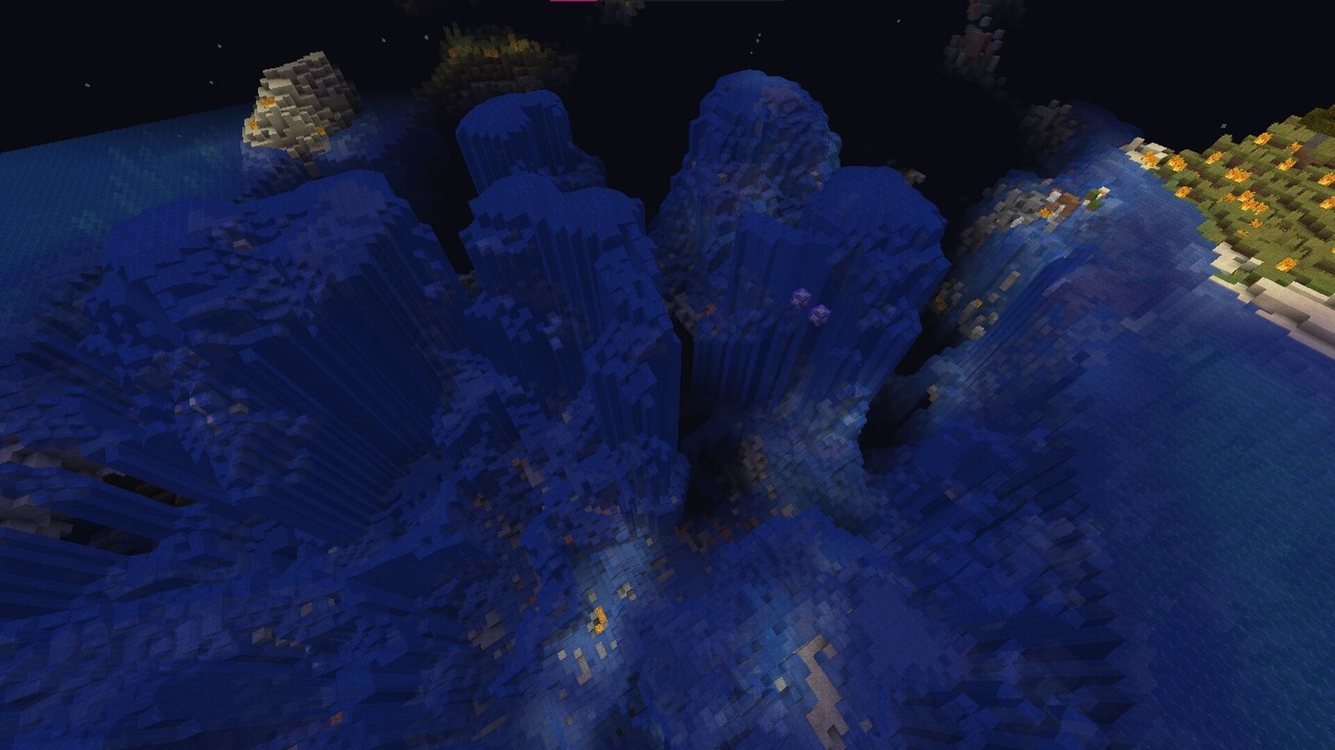 Massive crater Minecraft Map