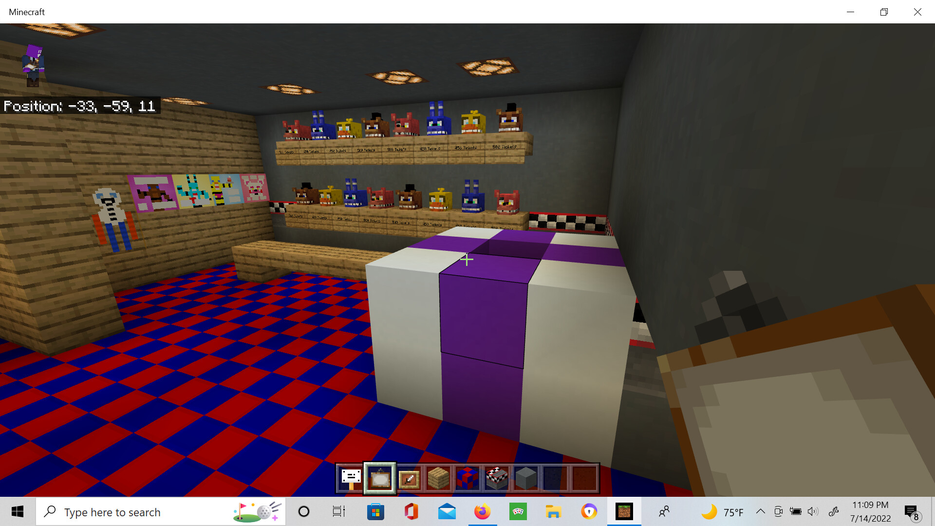 FNaF 2 Map RP Minecraft Map