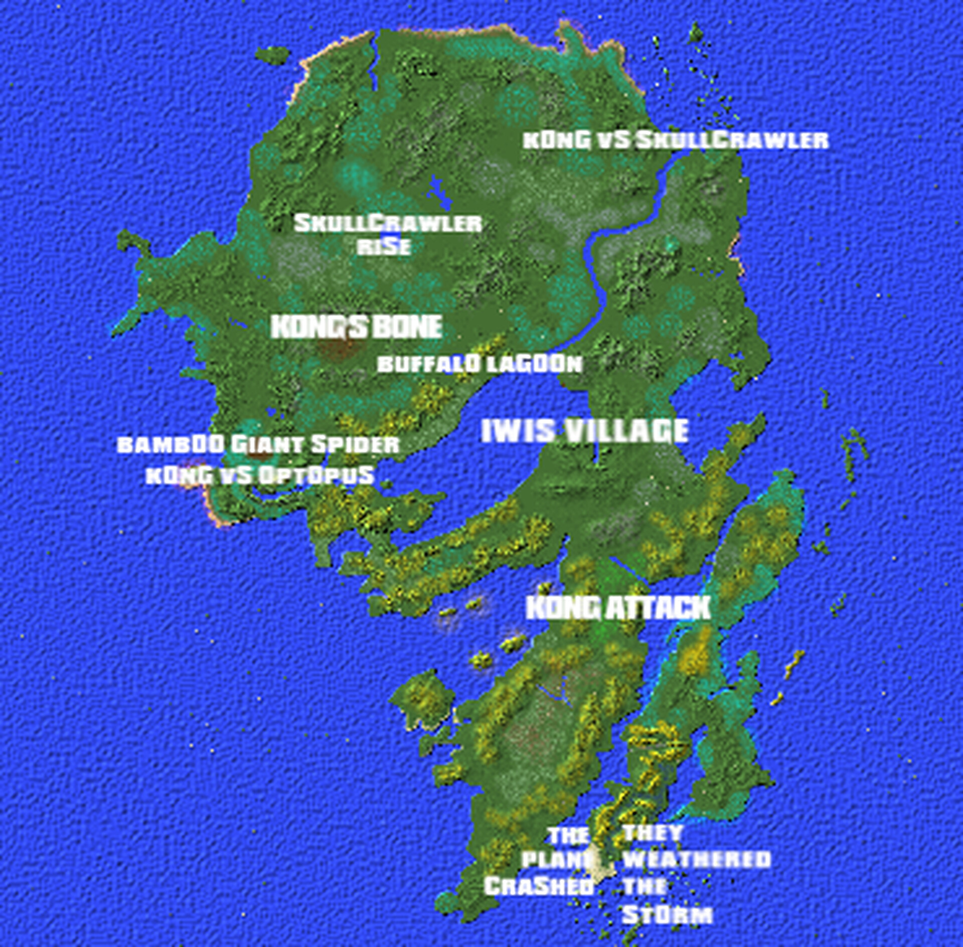 Skull Island: Extended Edition Minecraft Map