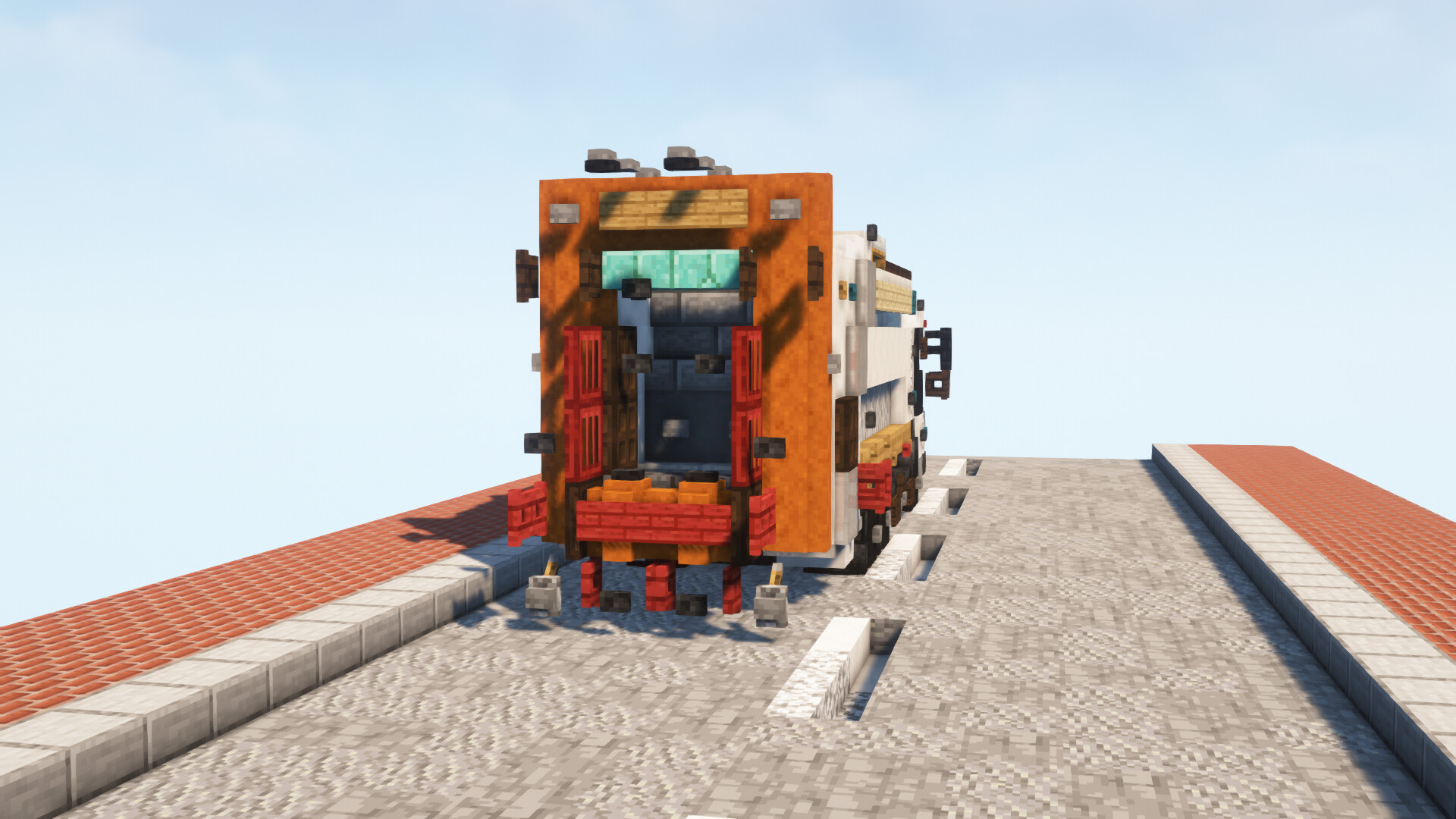Dennis Eagle bin lorry's (2 versions) Minecraft Map