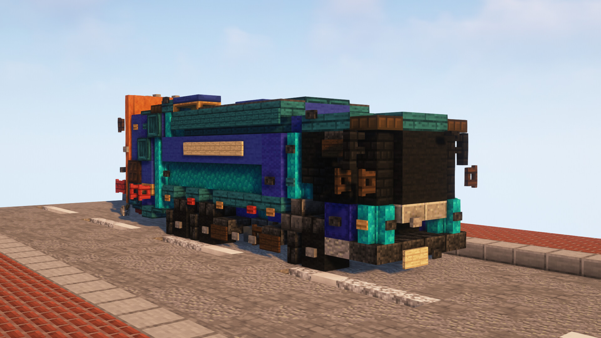 Dennis Eagle bin lorry's (2 versions) Minecraft Map