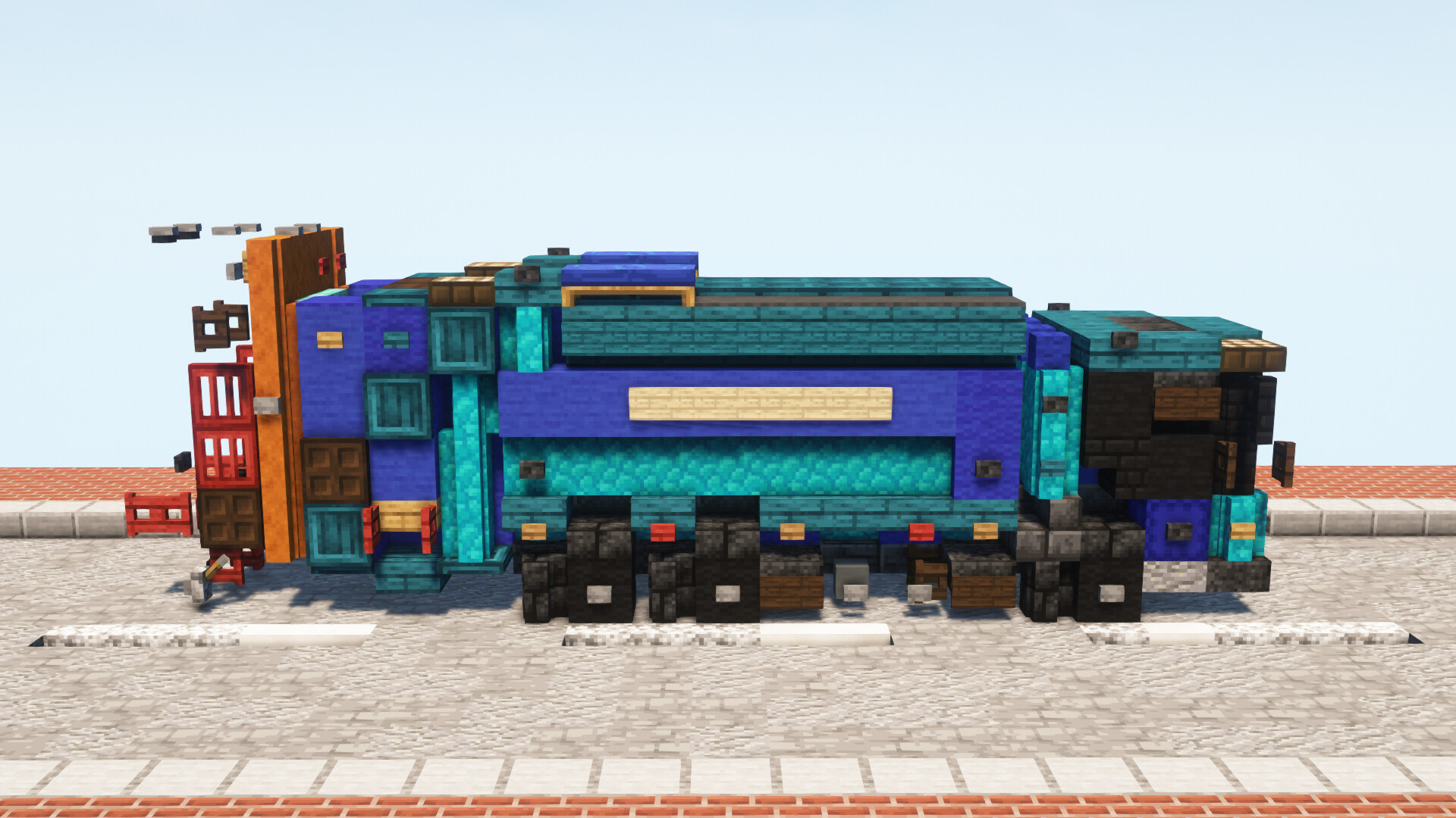 Dennis Eagle bin lorry's (2 versions) Minecraft Map