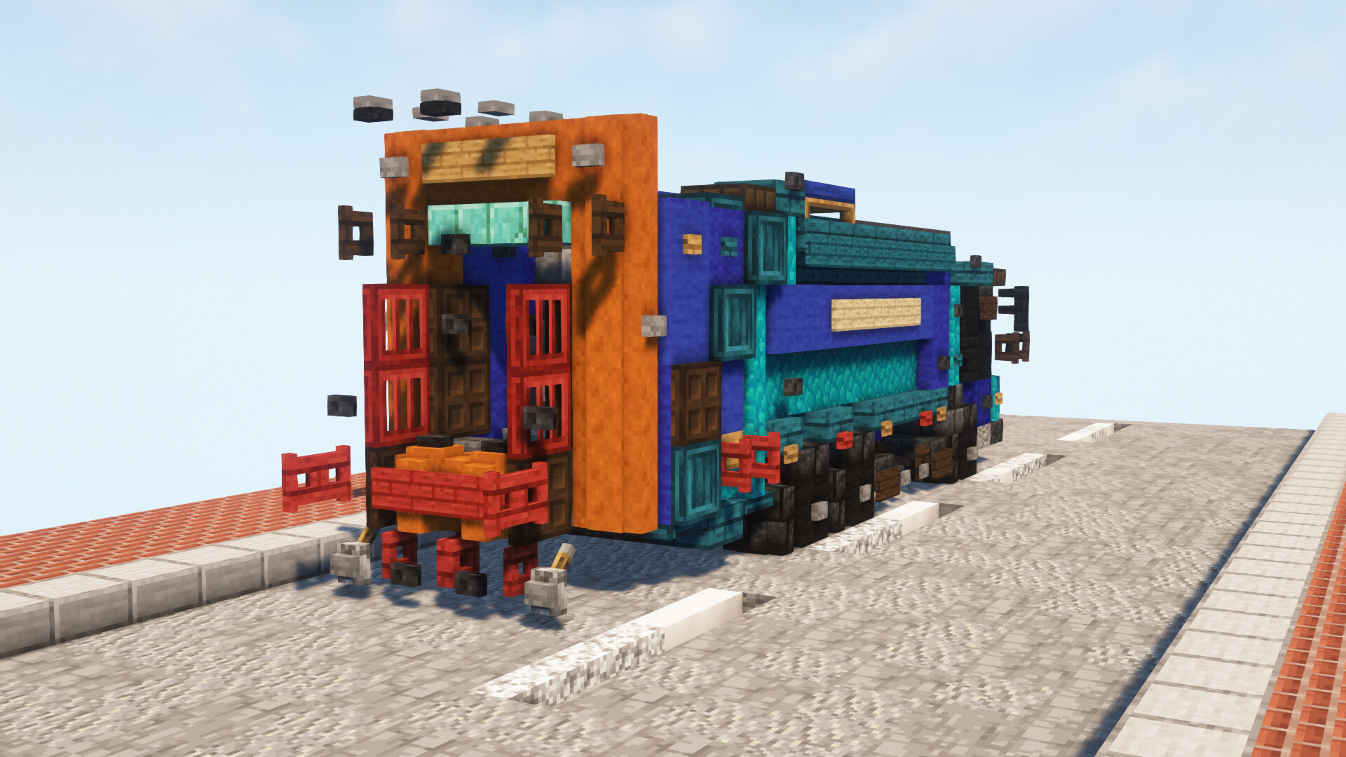 Dennis Eagle bin lorry's (2 versions) Minecraft Map