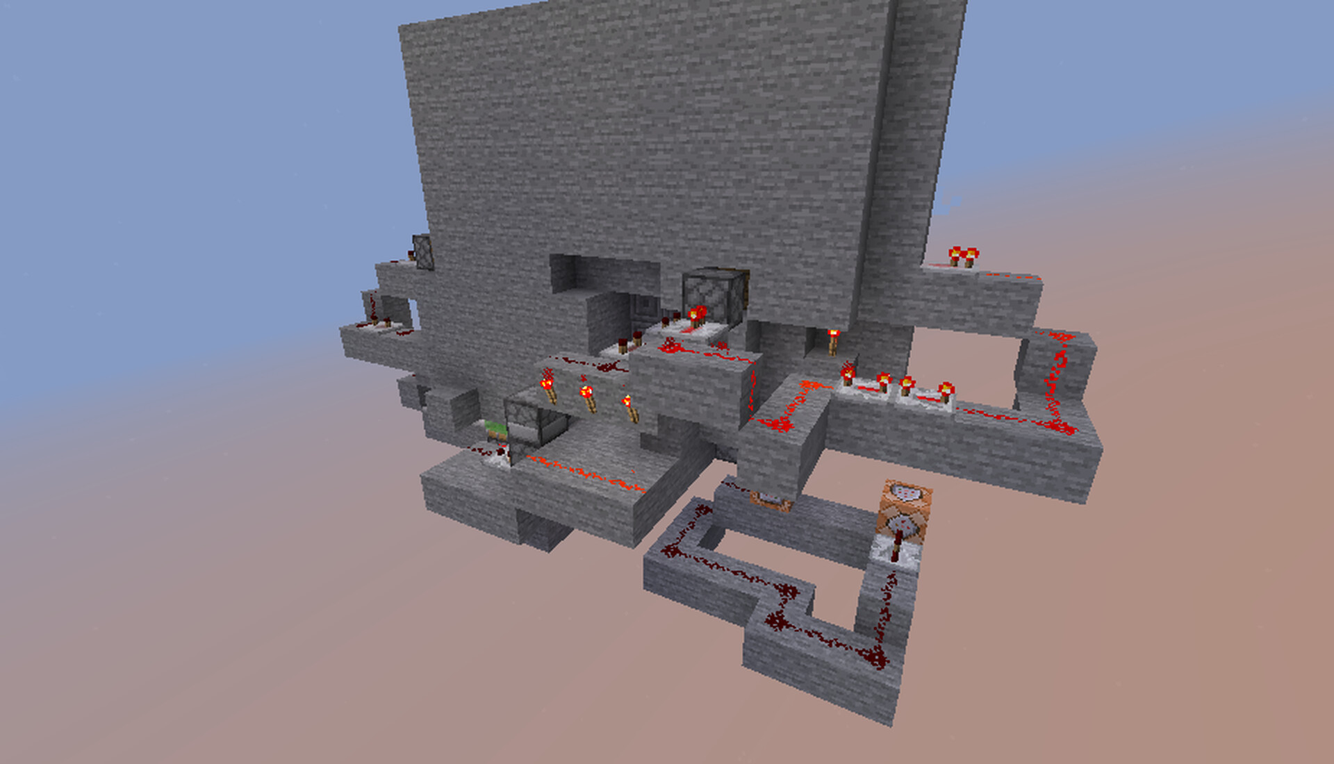 Short Redstone Parkour Minecraft Map