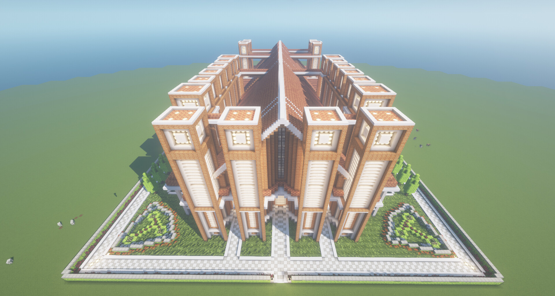 A Cathedral Build Minecraft Map