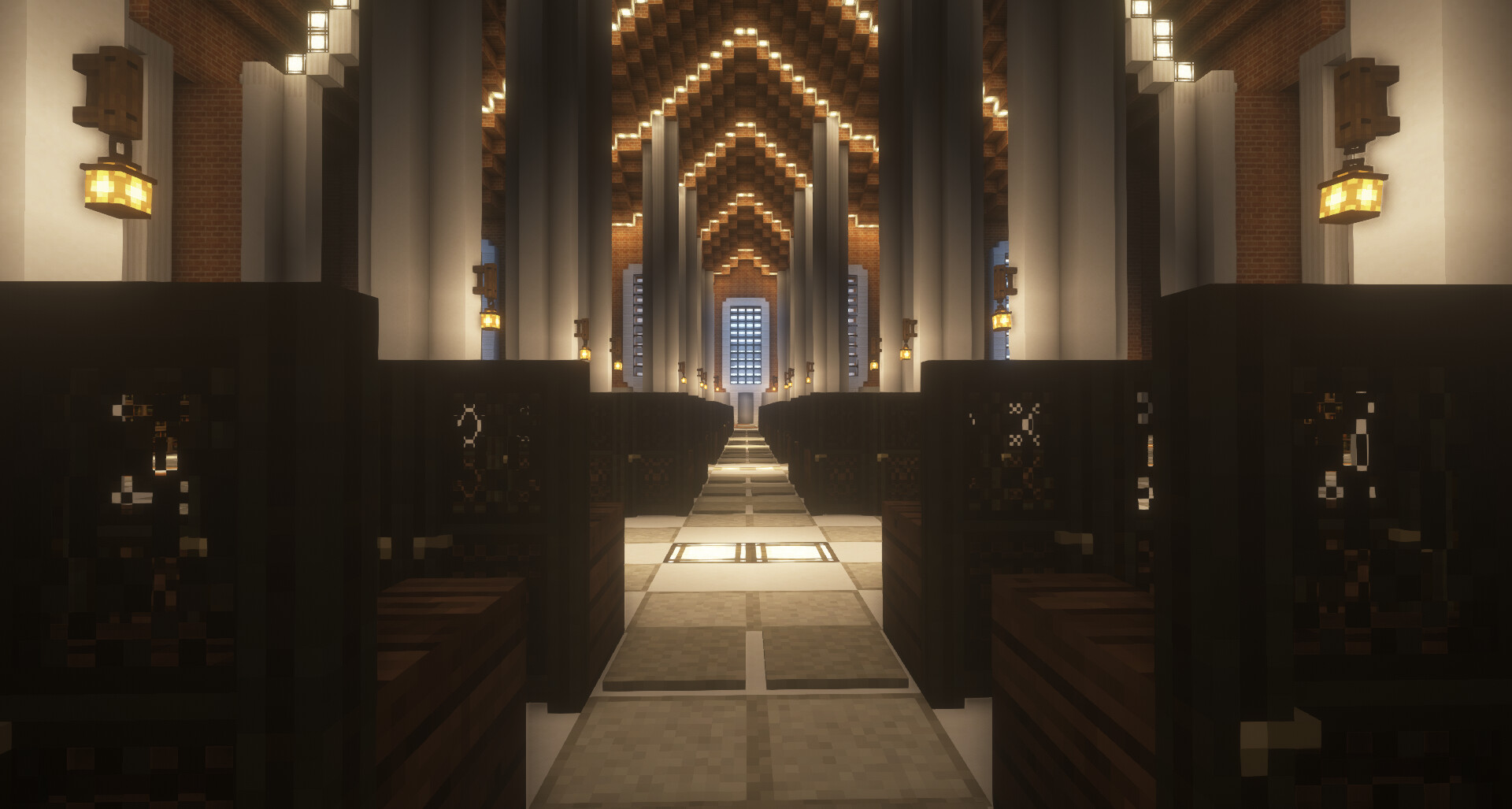 A Cathedral Build Minecraft Map