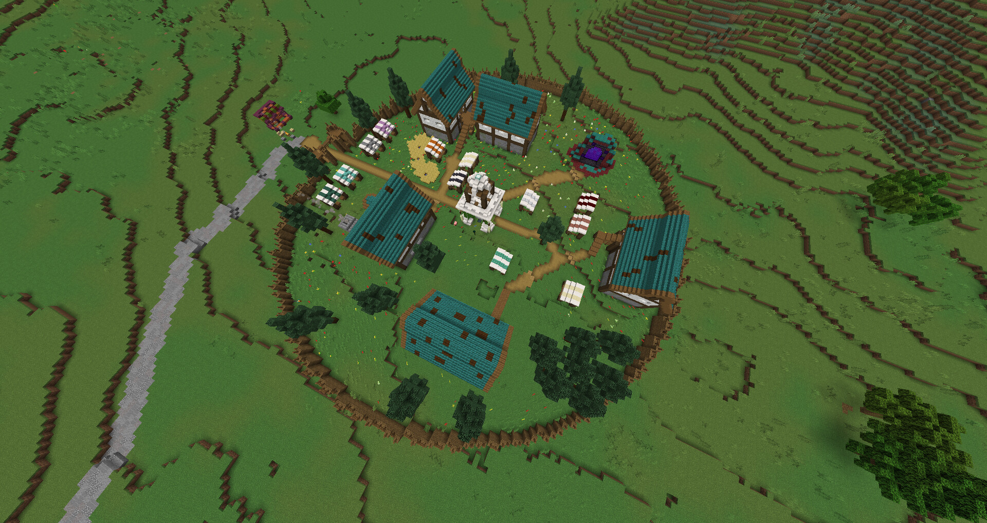 Medieval Spawn Town [1.17-1.18] Minecraft Map
