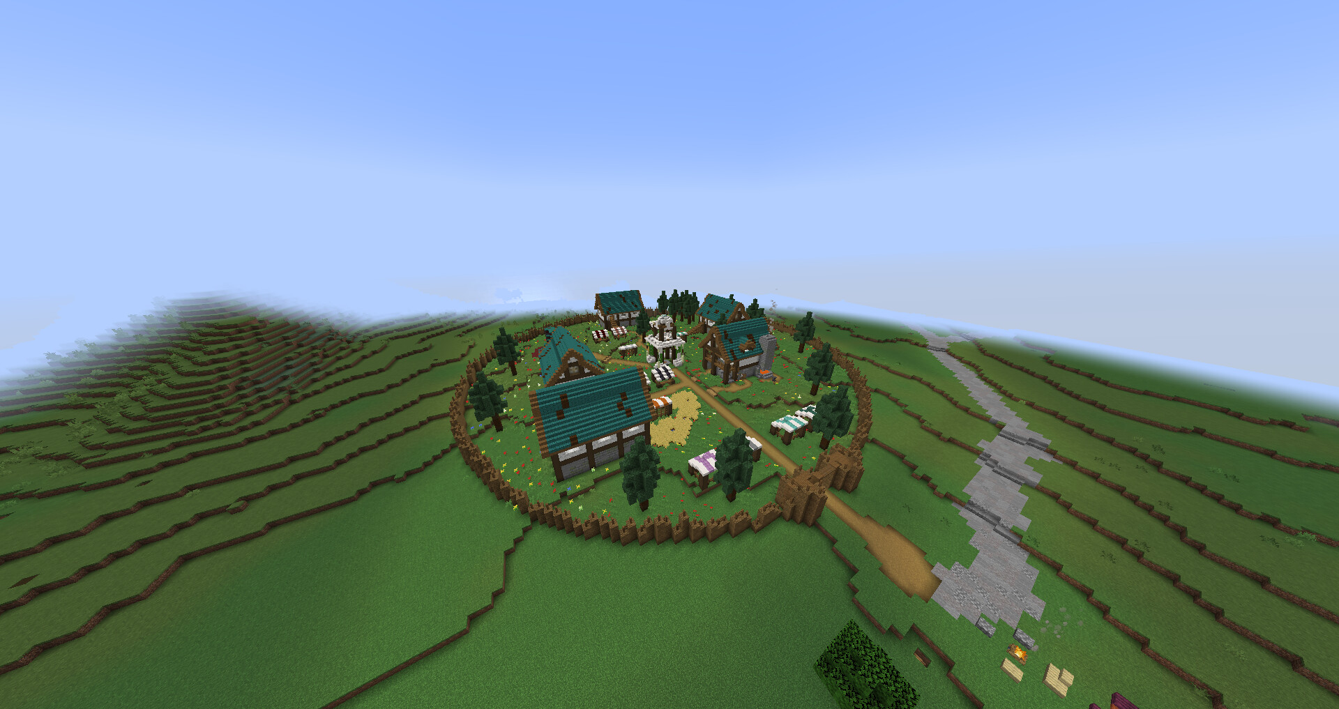 Medieval Spawn Town [1.17-1.18] Minecraft Map