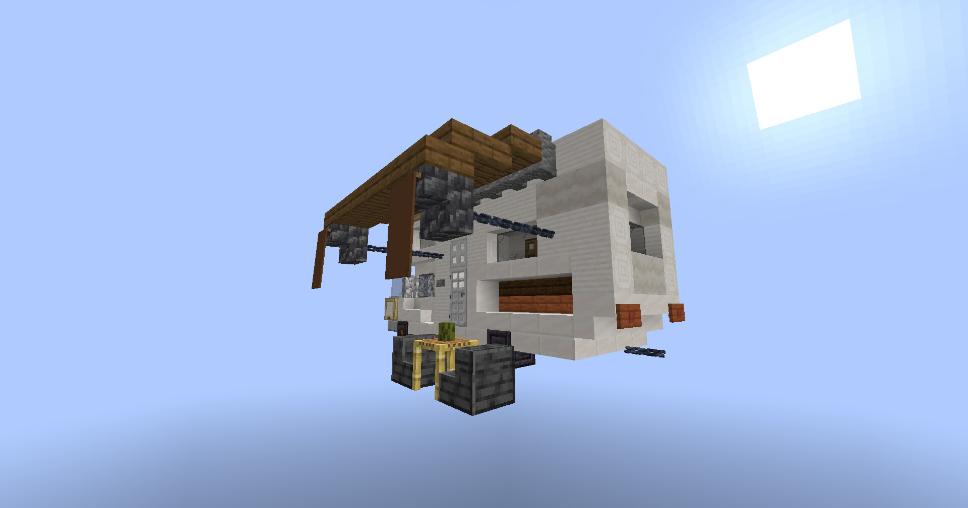 Detailed CAMPING Van l 1.19+ Download Minecraft Map