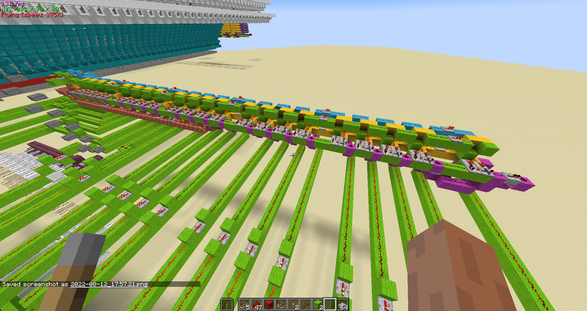 22 bit Redstone Shifter Minecraft Map