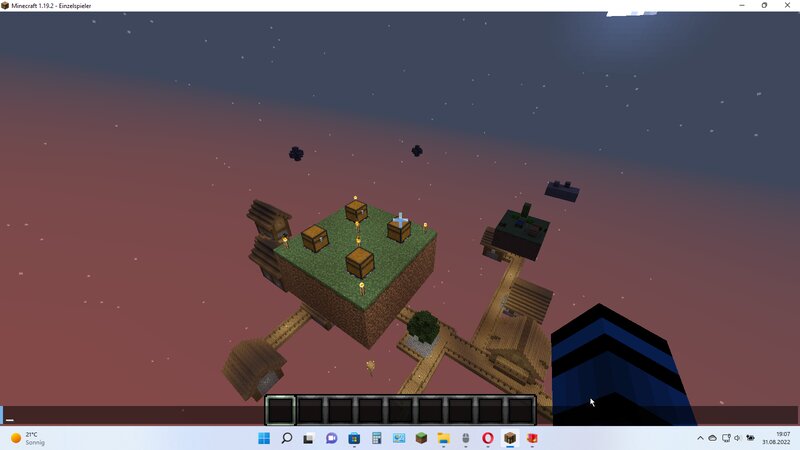 cool sky block v2 1.19.2 Minecraft Map