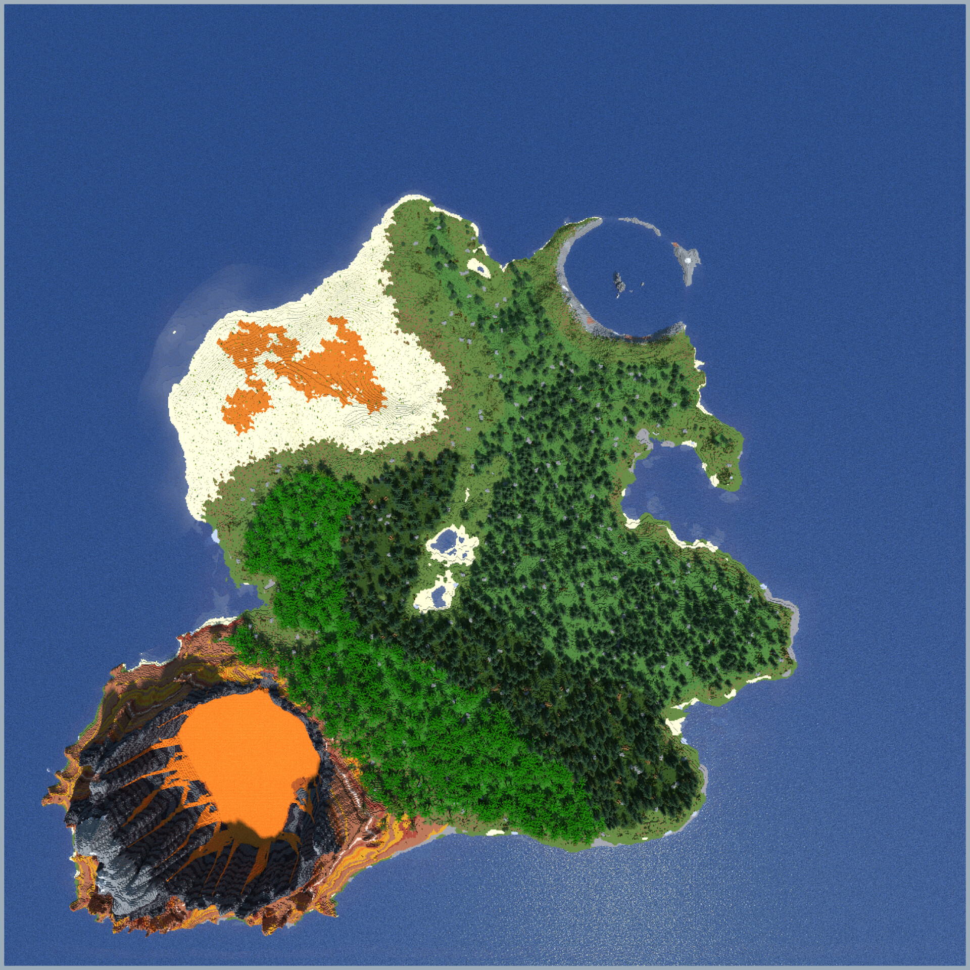 The Hidden Island Minecraft Map
